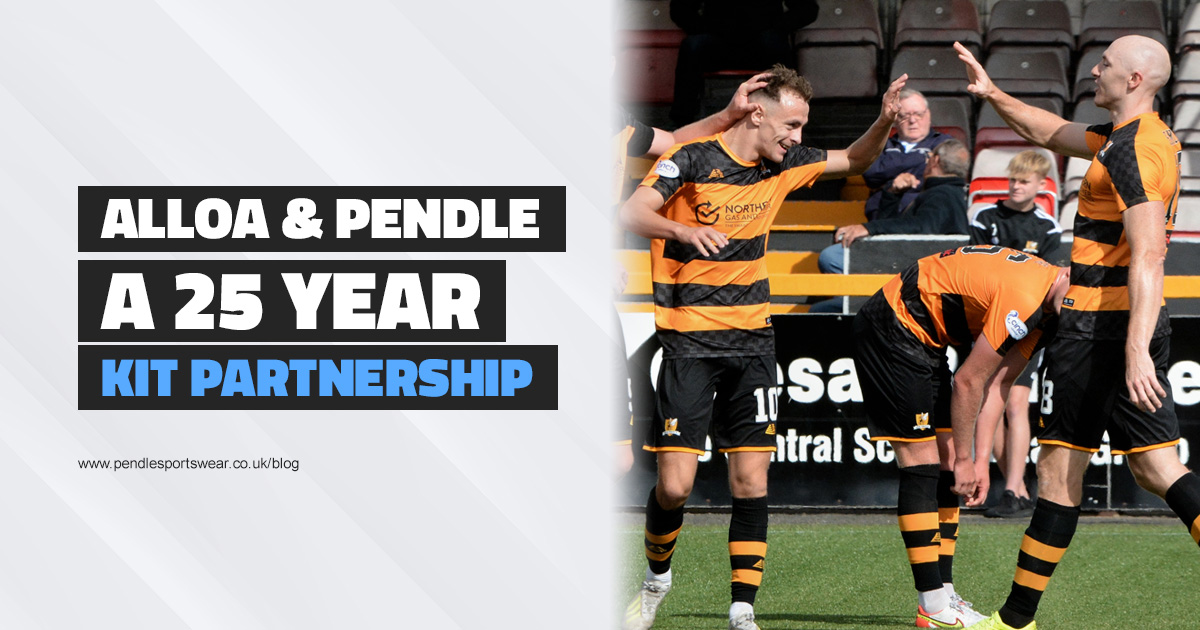Pendle and Alloa: A 25 Year Kit Partnership | Pendle